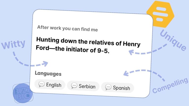 Bumble Bio & Prompt and Response Generator - RizzBio